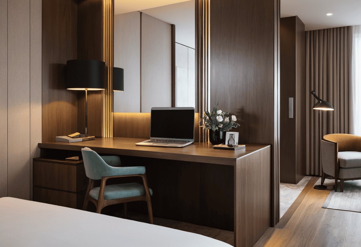Hotel Room Desk Design: Modern & Functional Ideas 2025